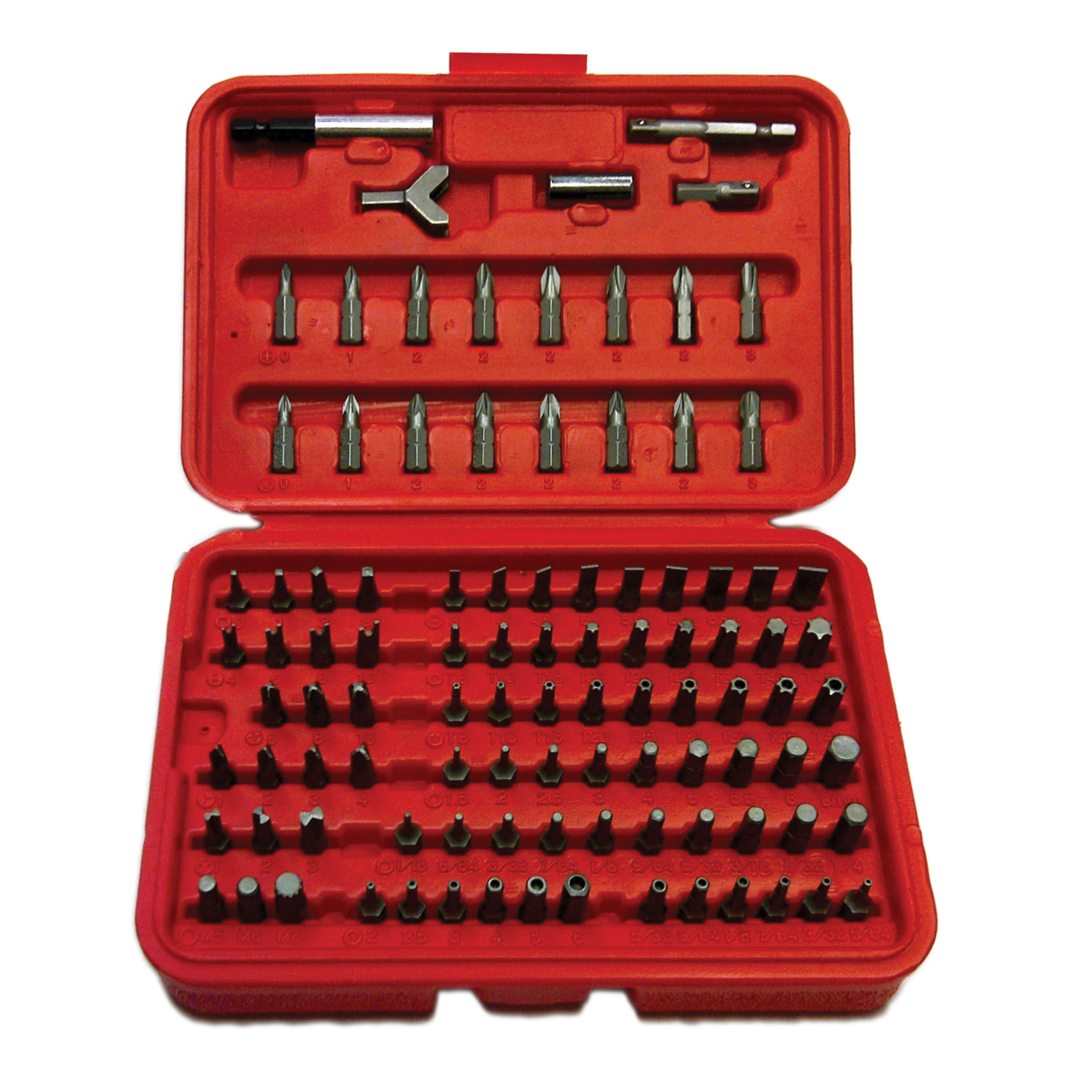 100 Pc Bit Set in Blow Moulded Case | Ablefix