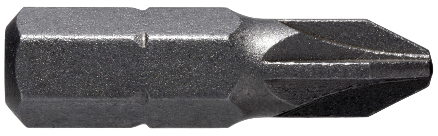 PZ2 x 25mm Pozidriv Insert Bits Pack Qty: 10 | Ablefix