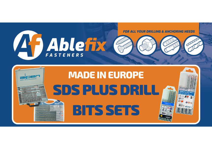 SDS Plus Drill Bits Sets - Made In Europe | Ablefix