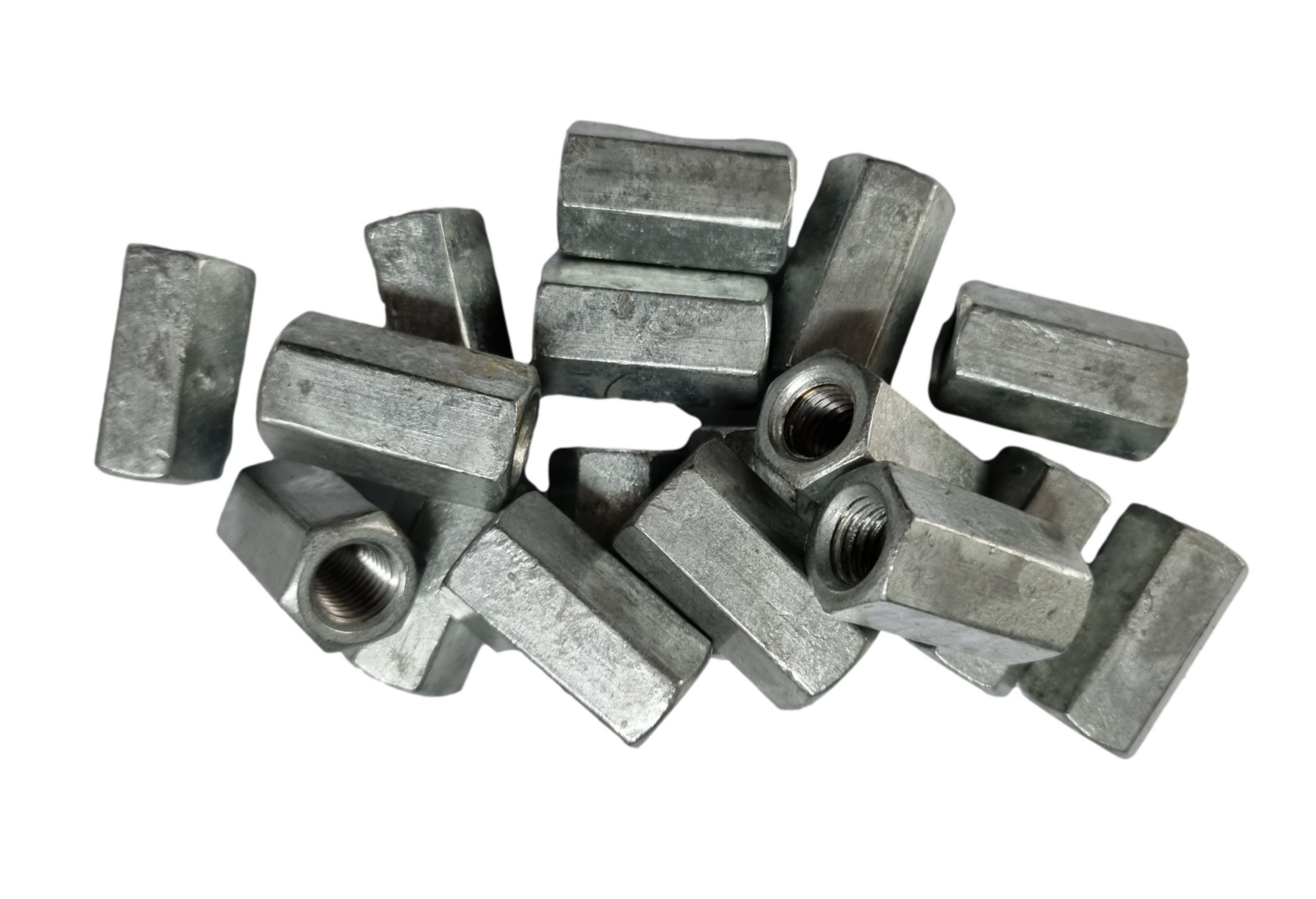 Nuts - Hex Coupler Galvanised M16 - Box of 50 | Ablefix