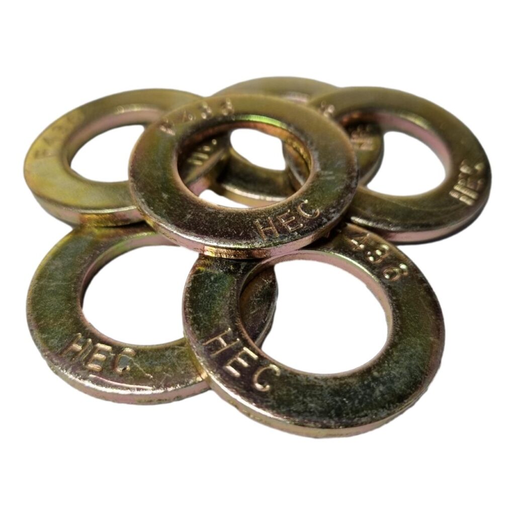 1/2 Zinc Hardened Flat Washers Box 200 | Ablefix