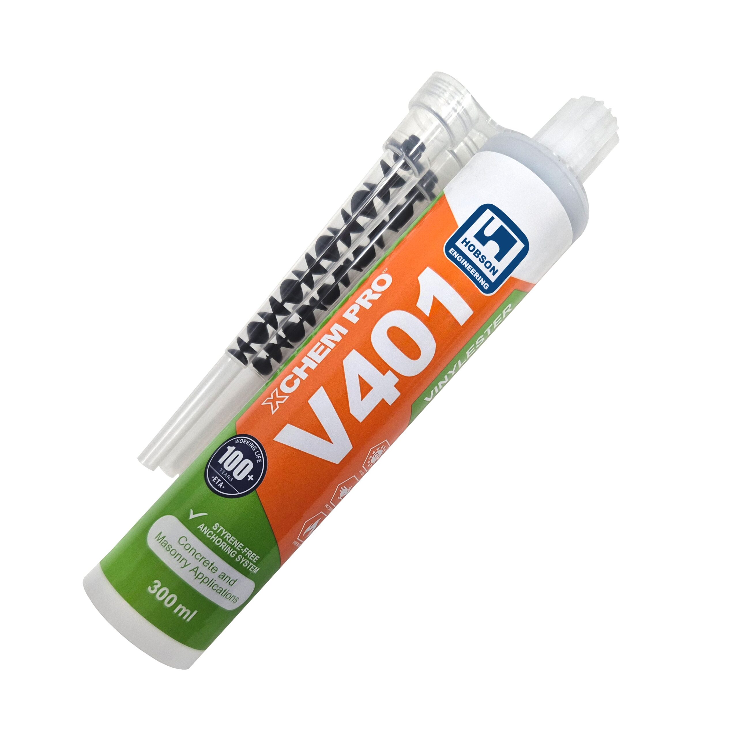 V401 Xchem™ Pro 300ml Vinylester Chemical Anchor (2 x Nozzles) | Ablefix